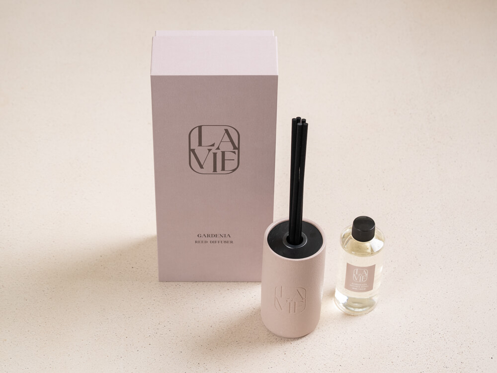 Gardenia Bloom – Reed Diffuser – Lavie Candle