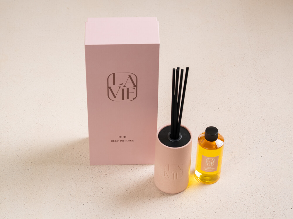 Oud Enchantment – Reed Diffuser – Lavie Candle